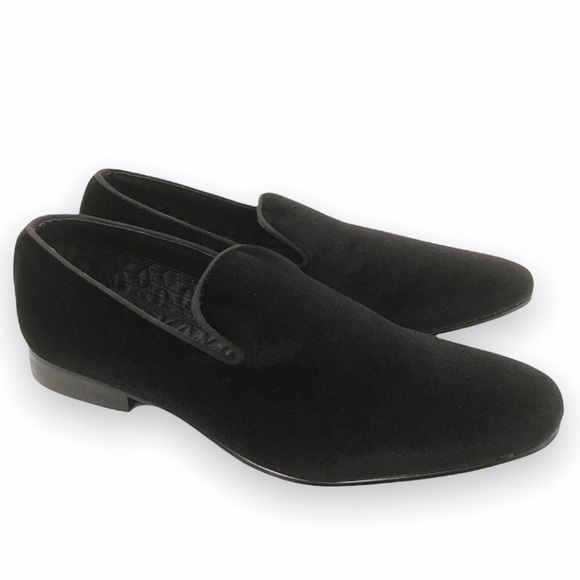 Steve Madden | Shoes | Steve Madden Mens Black Velvet Slip On Laight ...